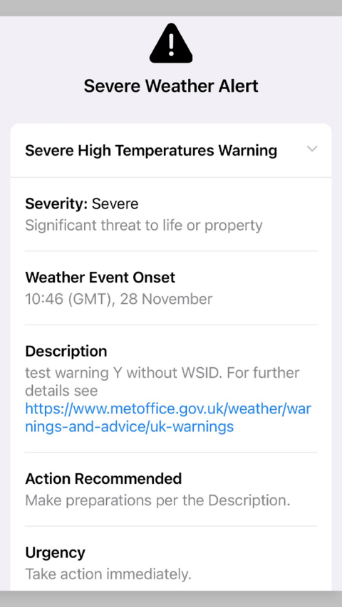 Met Office 'threat to life' hot weather alerts sent in error - BBC News