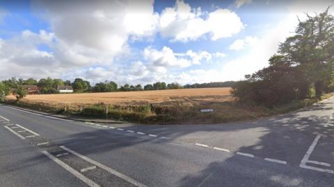 A140 Wetheringsett: Man dies after car overturns and gets hit by lorry ...