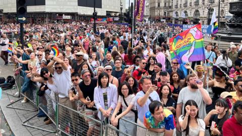 Pride in London2025: Thousands line streets to watch parade - BBC News