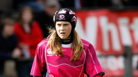 Megan Jones: England centre chasing World Cup glory through grief - BBC ...