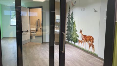 Worksop hospital's new 'emergency village' nears completion - BBC News