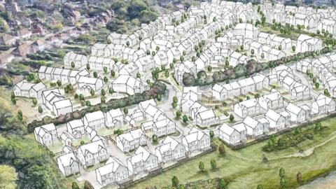 Surrey: Planning decisions due in 2025 on thousands of new homes - BBC News