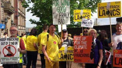 Fracking in Lancashire given go-ahead by government - BBC News