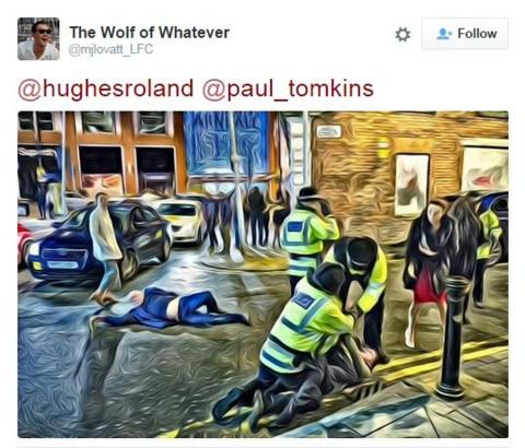 How I made the Manchester New Year's Eve photo go viral - BBC News