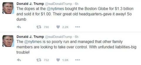 Donald Trump under fire for mocking disabled reporter - BBC News