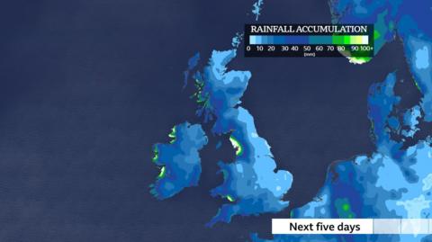 Heavy rain and wind forecast as unsettled weather returns to UK - BBC ...