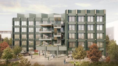 Oxford North: Three laboratory buildings given the go-ahead - BBC News