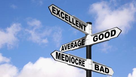 How to be mediocre and be happy with yourself - BBC News