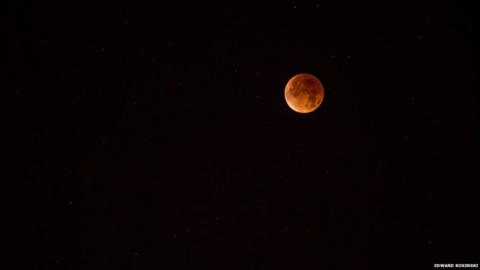 Supermoon eclipse 2015 - BBC Weather