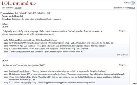 RIP to LOL - the history of laughing out loud - BBC News