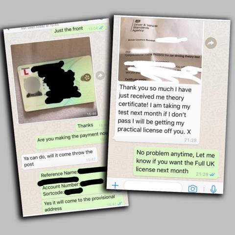 Fake driving licences offered online for £600 - BBC News