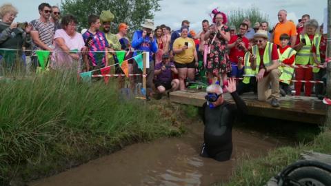 Wales: 'I love bog snorkelling because it saved my life' - BBC News
