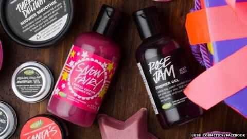 Lush cosmetics in YouTube address dispute - BBC News