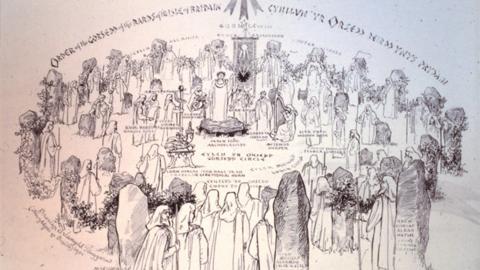 Find out more about the druids and the gorsedd rituals - BBC Cymru Fyw