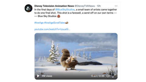 Blue Sky Studios has closed its doors but Ice Age's Scrat finally got ...