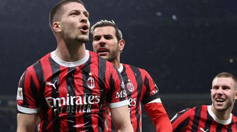 Inter Milan 0-3 AC Milan: Luka Jovic double sends Milan to final - BBC ...