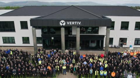 Vertiv: Firm to create hundreds of jobs in Derry and Donegal - BBC News