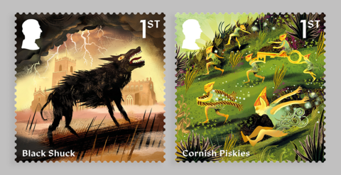 Royal Mail launches mythical creatures stamp collection - BBC News