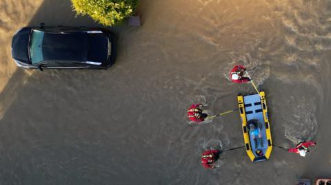 Syston residents living in fear of more 'catastrophic' flooding - BBC News