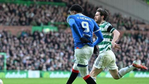 Celtic 1-3 Rangers: Youssef Chermiti scores twice in stunning comeback ...