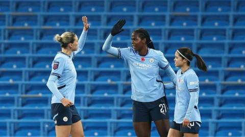 Man City 4-0 Tottenham: City's lucky number three - BBC Sport