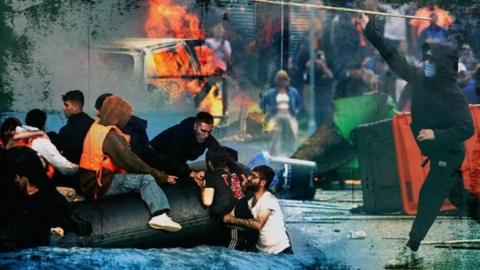 Net migration hit record 906,000 last year, revised figures show - BBC News