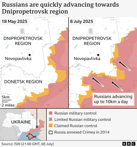 Russia's summer push in Ukraine targets three fronts but faces stern ...
