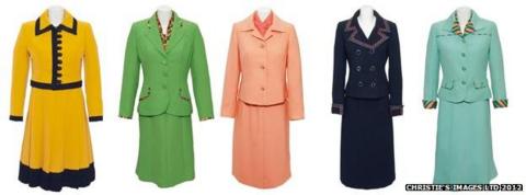 Margaret Thatcher suits go under the auction hammer at Christie's - BBC ...