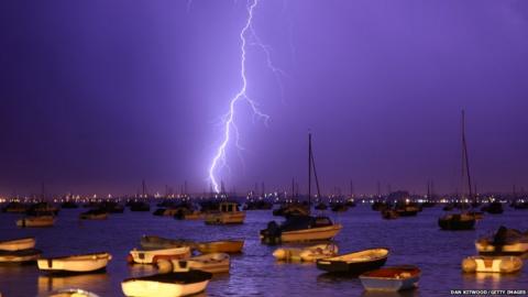 In Pictures: Stunning storms over England - BBC News
