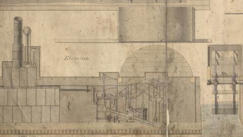 Neath Abbey Ironworks drawings bought by archive - BBC News