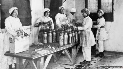 The Canary Girls: The workers the war turned yellow - BBC News