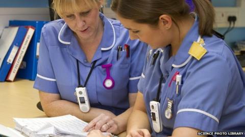 Hospitals get guidelines on safe nurse numbers - BBC News