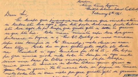 The Solomon Islanders who saved JFK - BBC News