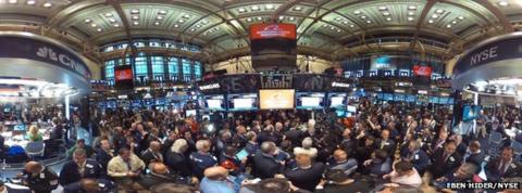 Alibaba shares surge in their NY stock market debut - BBC News