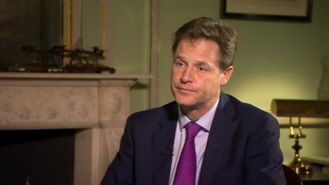 Nick Clegg backs shale gas fracking in East Midlands - BBC News