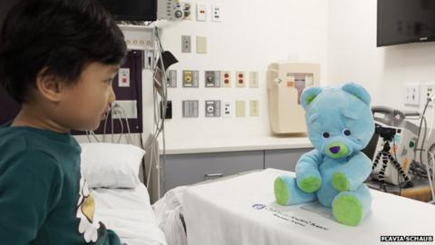 Teddy tech: Rise of MIT's robot care bear Huggable - BBC News