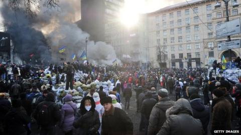 Ukraine's revolution: Making sense of a year of chaos - BBC News
