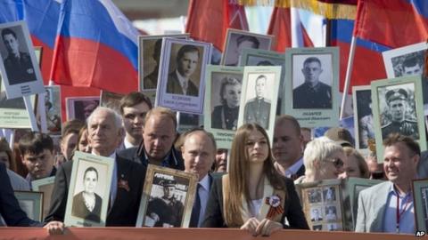 Putin's Russian image change: Action man to Mr Ordinary - BBC News