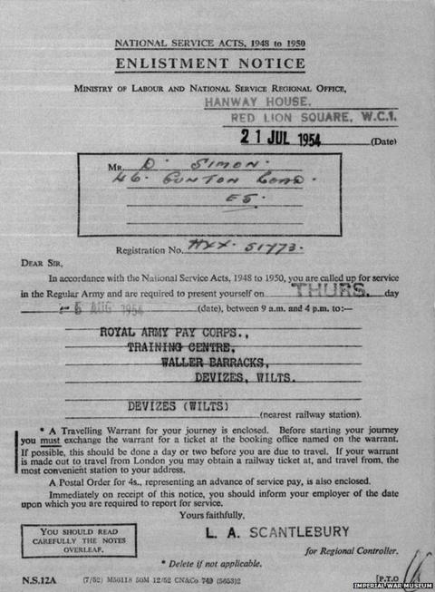 The last man to do National Service - BBC News