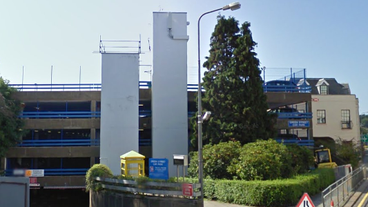 Repairs get under way at Jersey town centre car park - BBC News