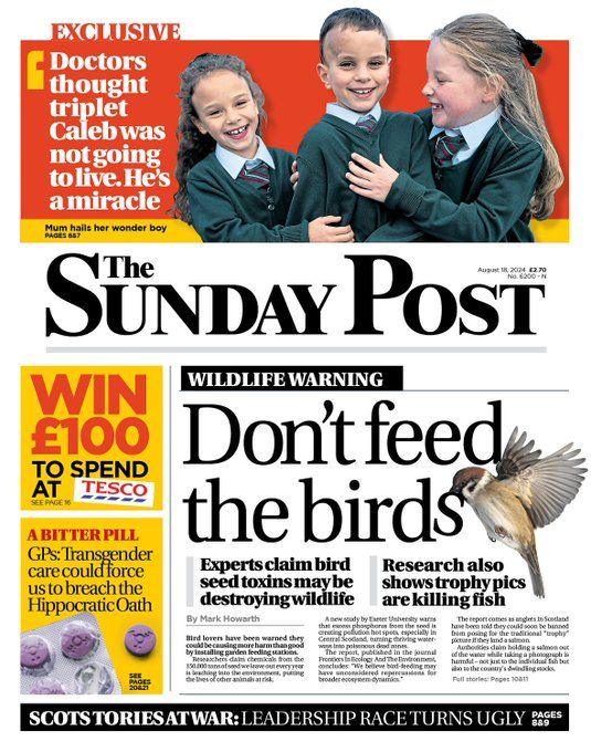 Scotland's papers: OAP hardship warning and police 'spy' photos row ...