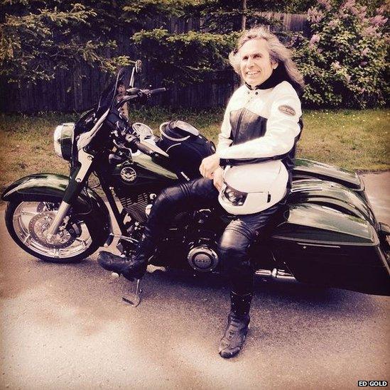 In pictures: Harley riders in the saddle - BBC News