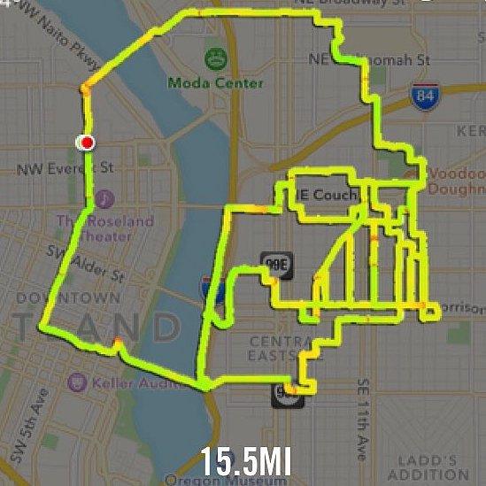 Runner's routes make Star Wars maps - BBC News