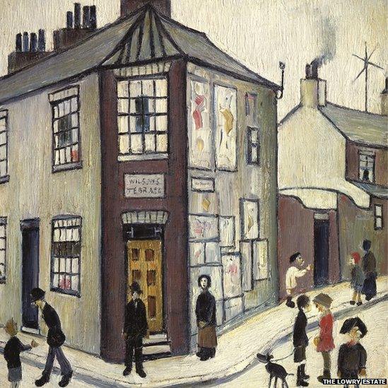 LS Lowry works to go on show in York for first time - BBC News