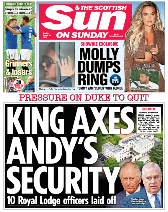 Scotland's papers: OAP hardship warning and police 'spy' photos row ...