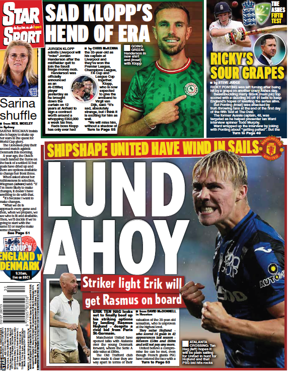 Friday's back pages - BBC Sport