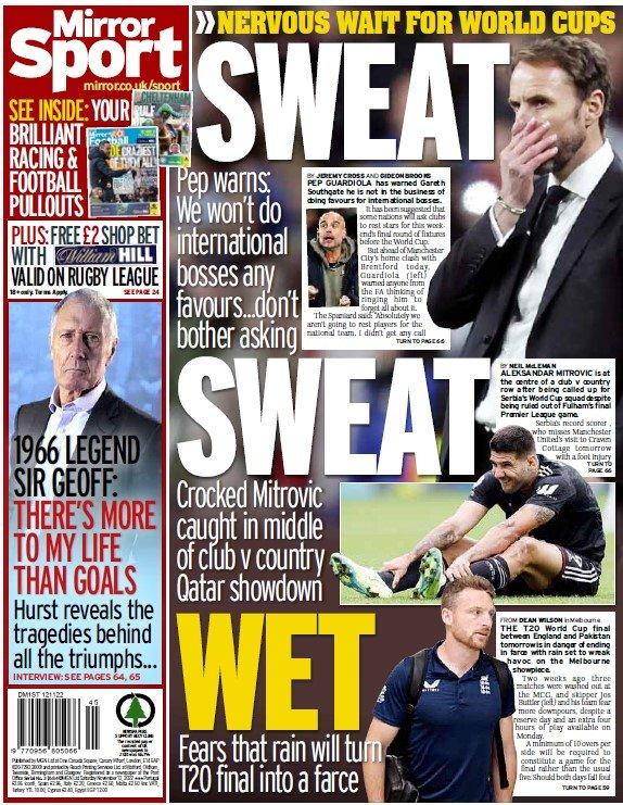 Saturday's back pages - BBC Sport