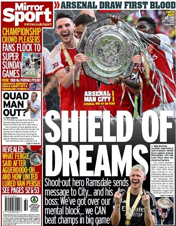 Monday's back pages - BBC Sport