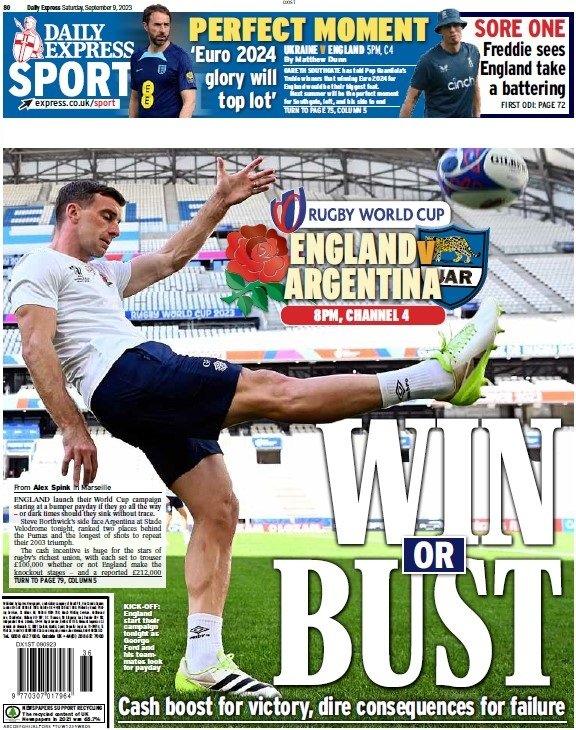 Saturday's back pages - BBC Sport