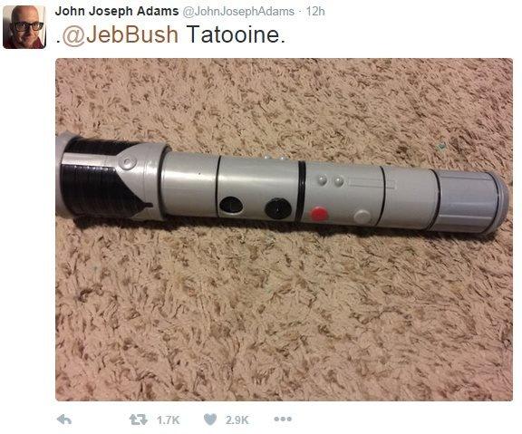 Jeb Bush's gun tweet backfires - BBC News